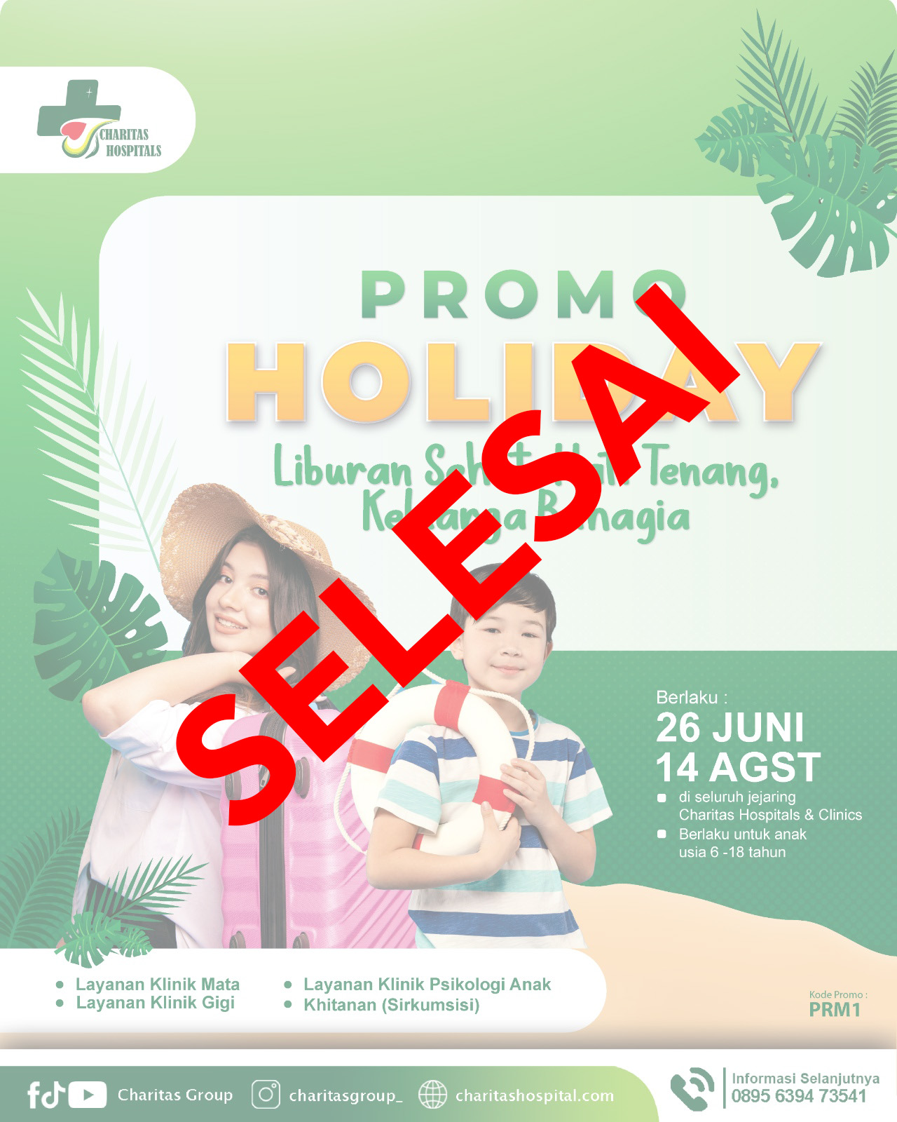 Charitas Group | Promo Holiday: “Liburan Sehat, Hati Tenang, Keluarga ...